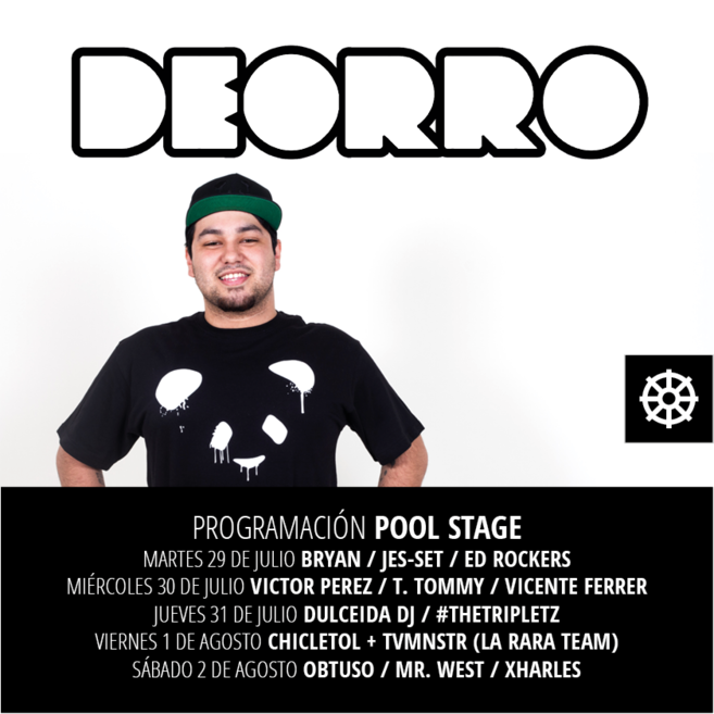 El joven productor y DJ americano Deorro cierra el cartel del Arenal ...