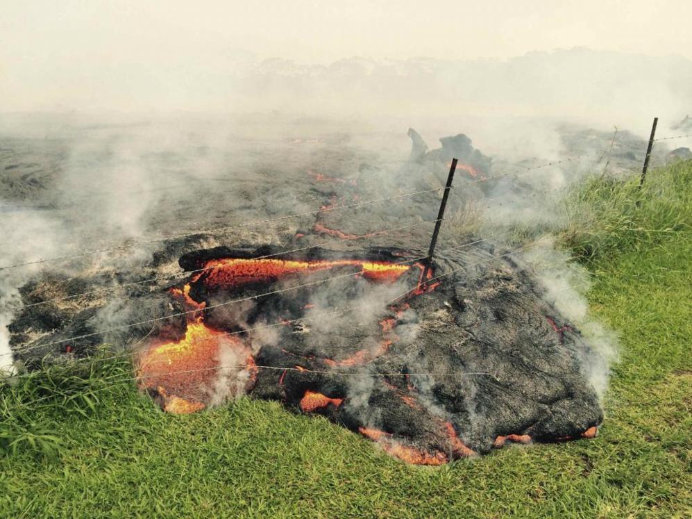 La lengua de fuego comienza a solidificarse sobre... | Internacional ...