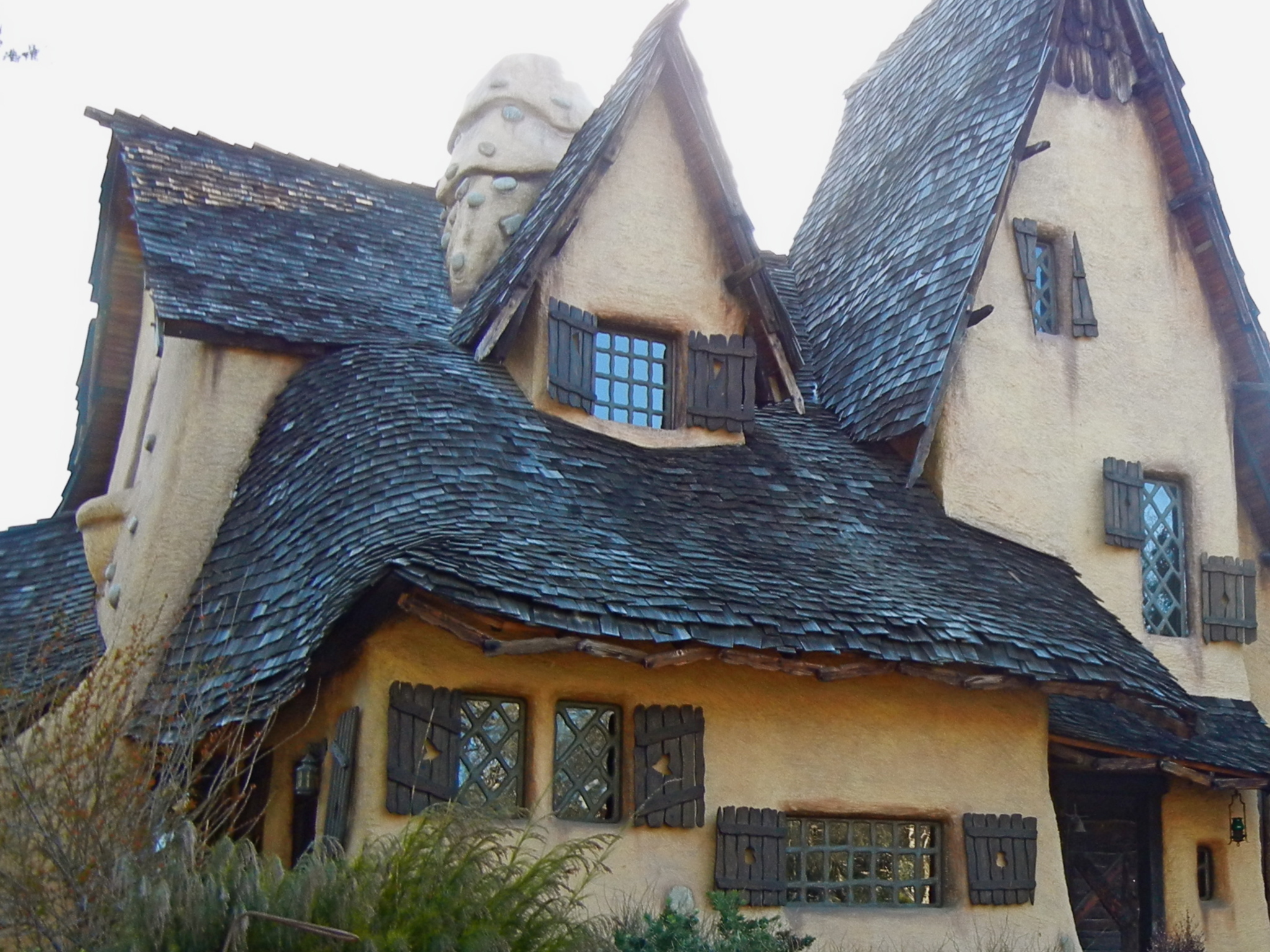 Arte De Fantasía De La Casa De Cuento De Hadas Casita De Tinkerbell: