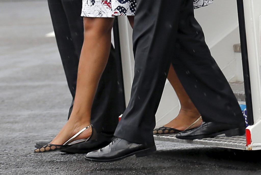 Los pies de obama y su mujer la primera vez que... | Cuba | EL MUNDO