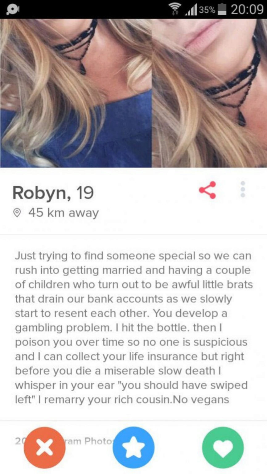 De la vampira al mesías: los 15 perfiles de tinder más surrealistas ...