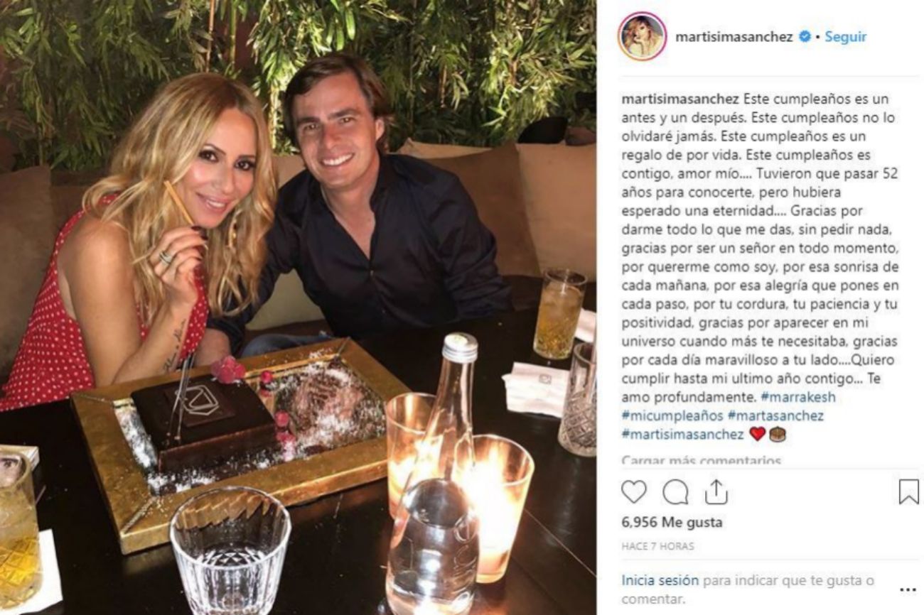 Marta Sánchez celebra sus 53 años junto a su gran amor | Famosos | EL MUNDO