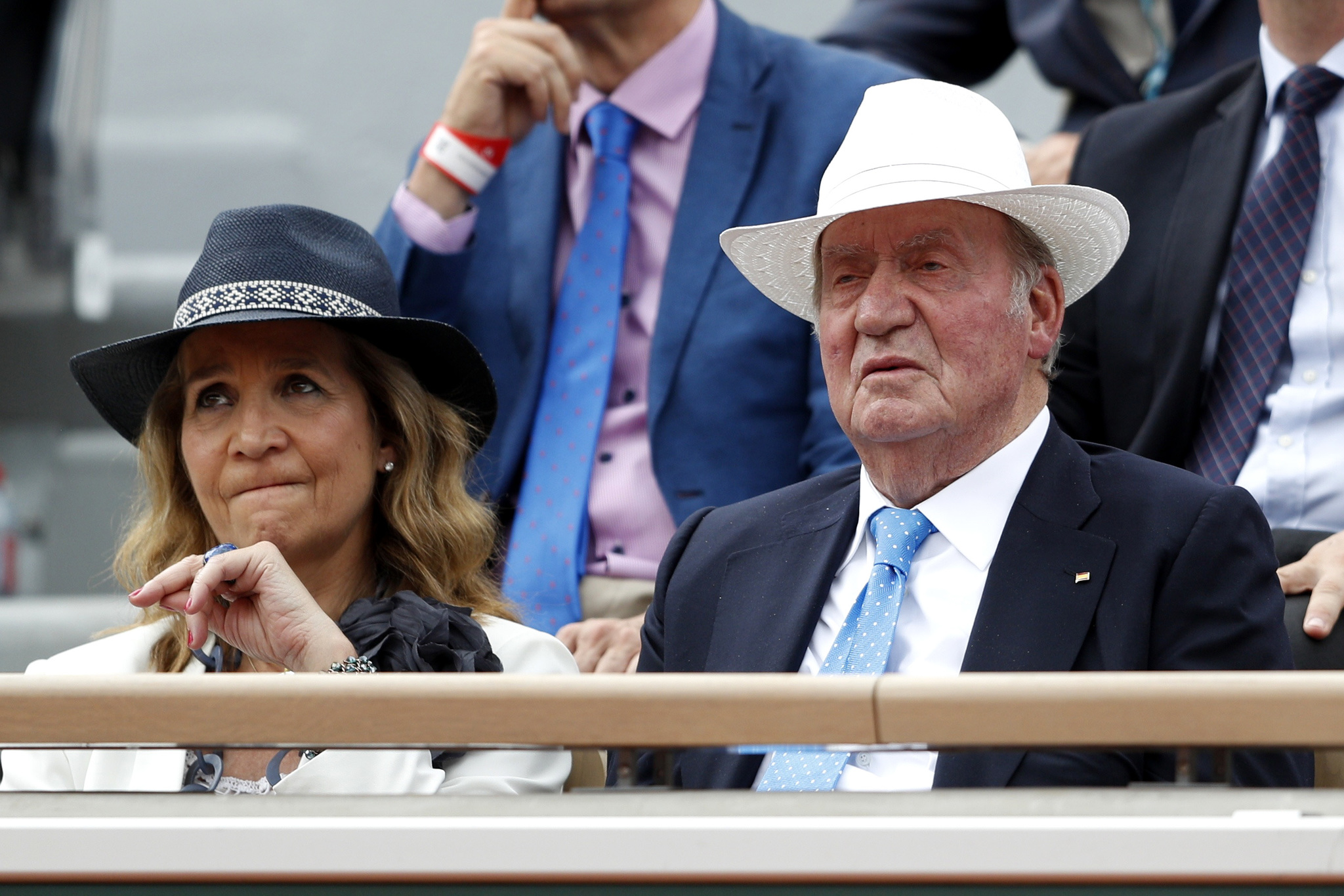 Juan Carlos I, Almodóvar y otros famosos en las gradas de la Philippe ...