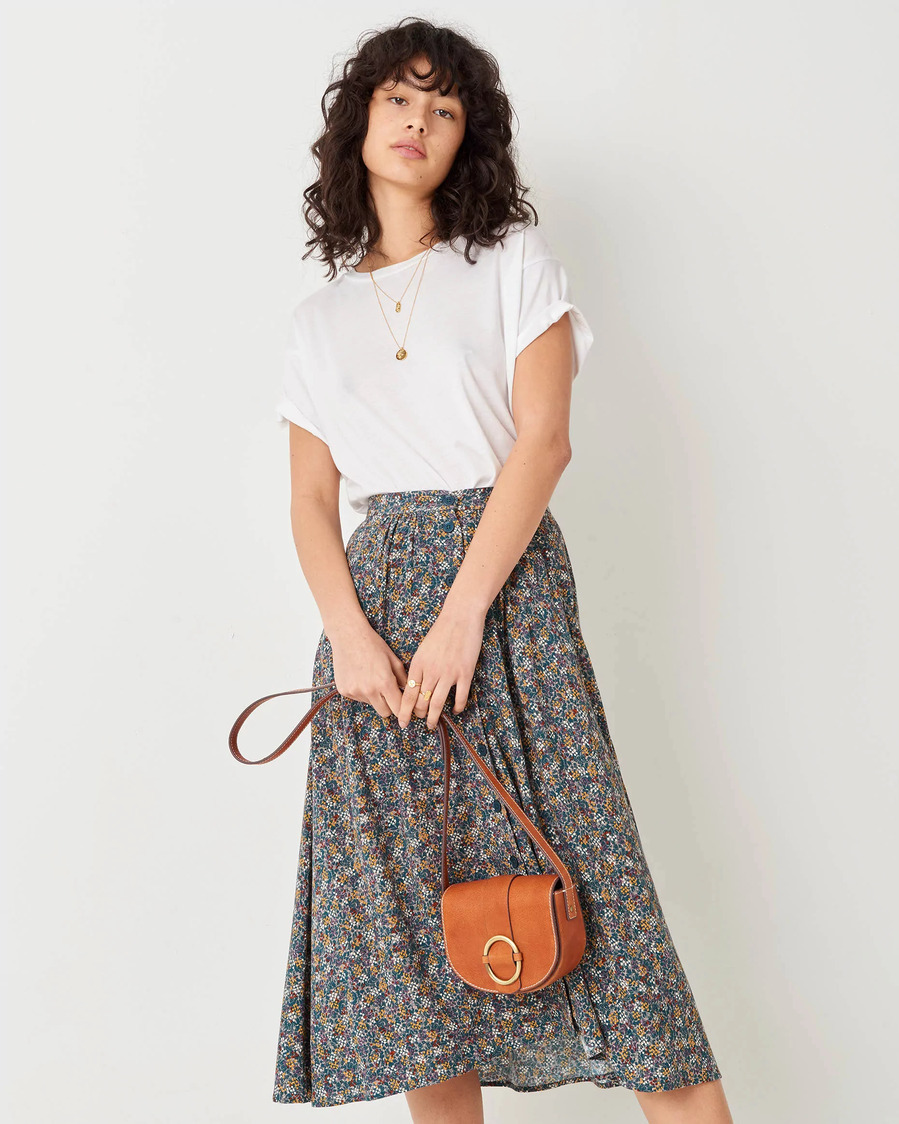 Falda midi estampada - 15 imprescindibles para renovar tu fond | Moda ...
