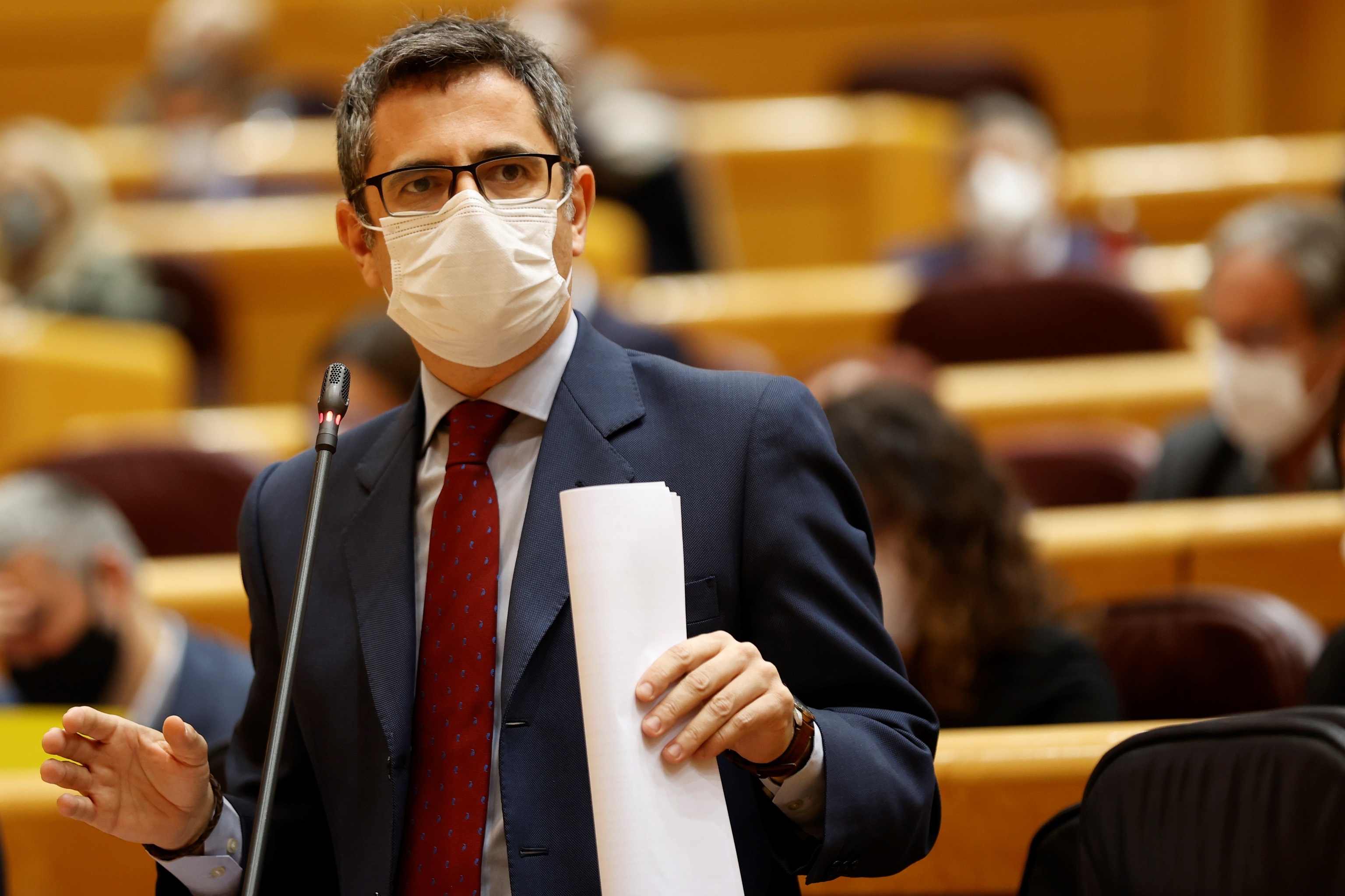 Félix Bolaños defiende investigar "inercias" de la dictadura franquista ...