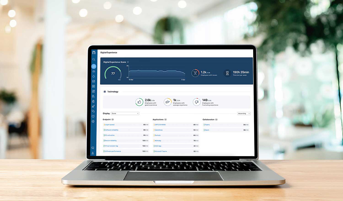 "Nexthink es la mejor plataforma de software para comprender la calidad ...