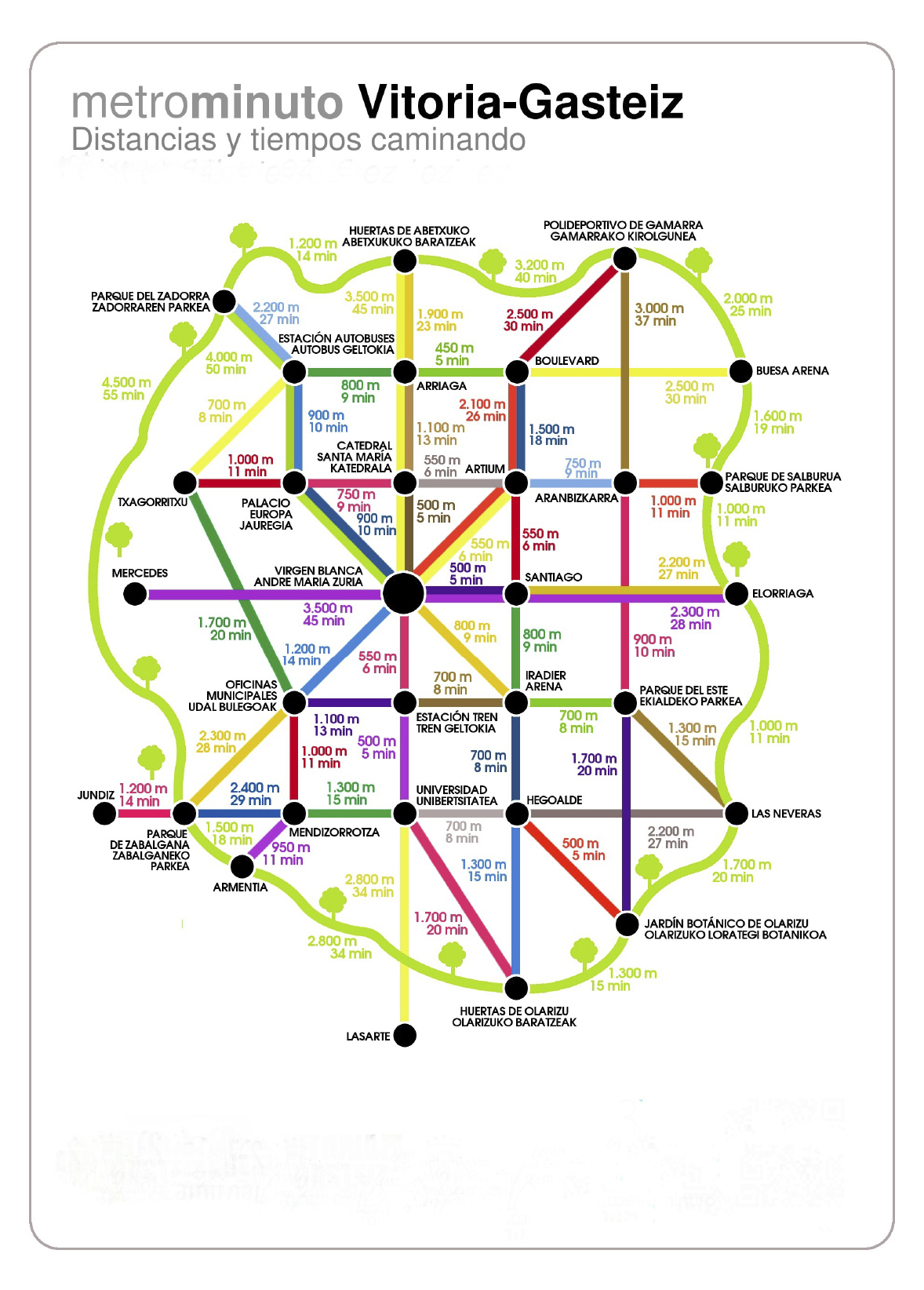 Metrominuto: los mapas de movilidad a pie 'made in Pontevedra' que ...