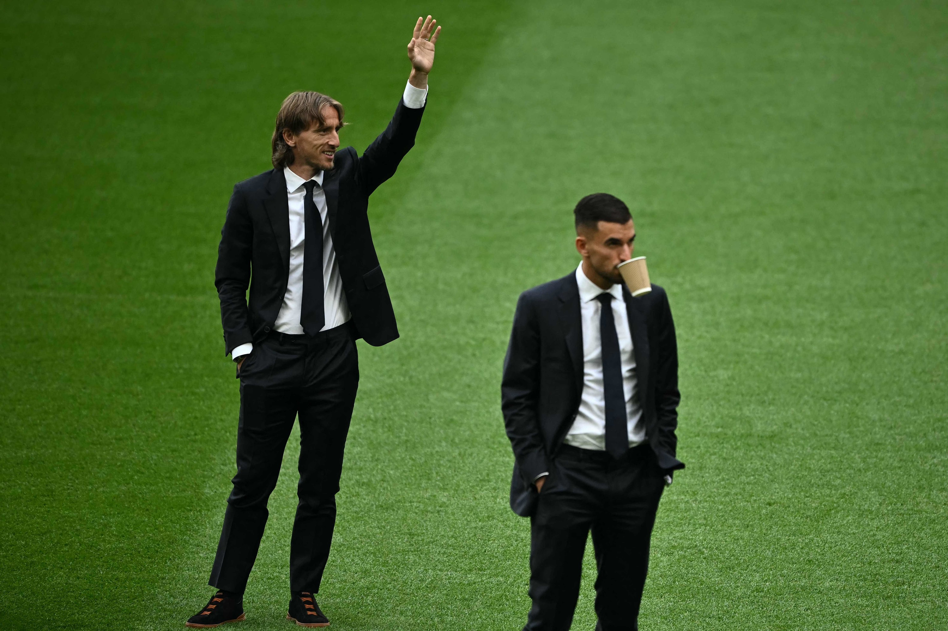Los jugadores, antes del partido - Foto 8 de 31