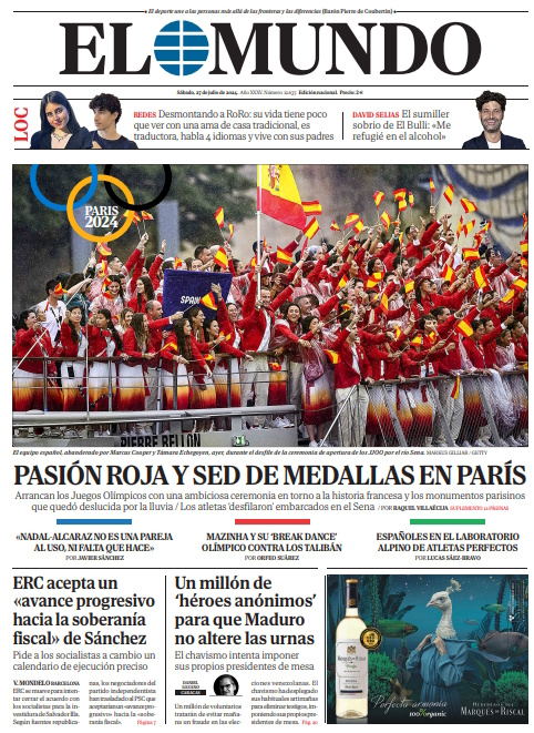 Portada EL MUNDO hoy - Edición impresa | EL MUNDO