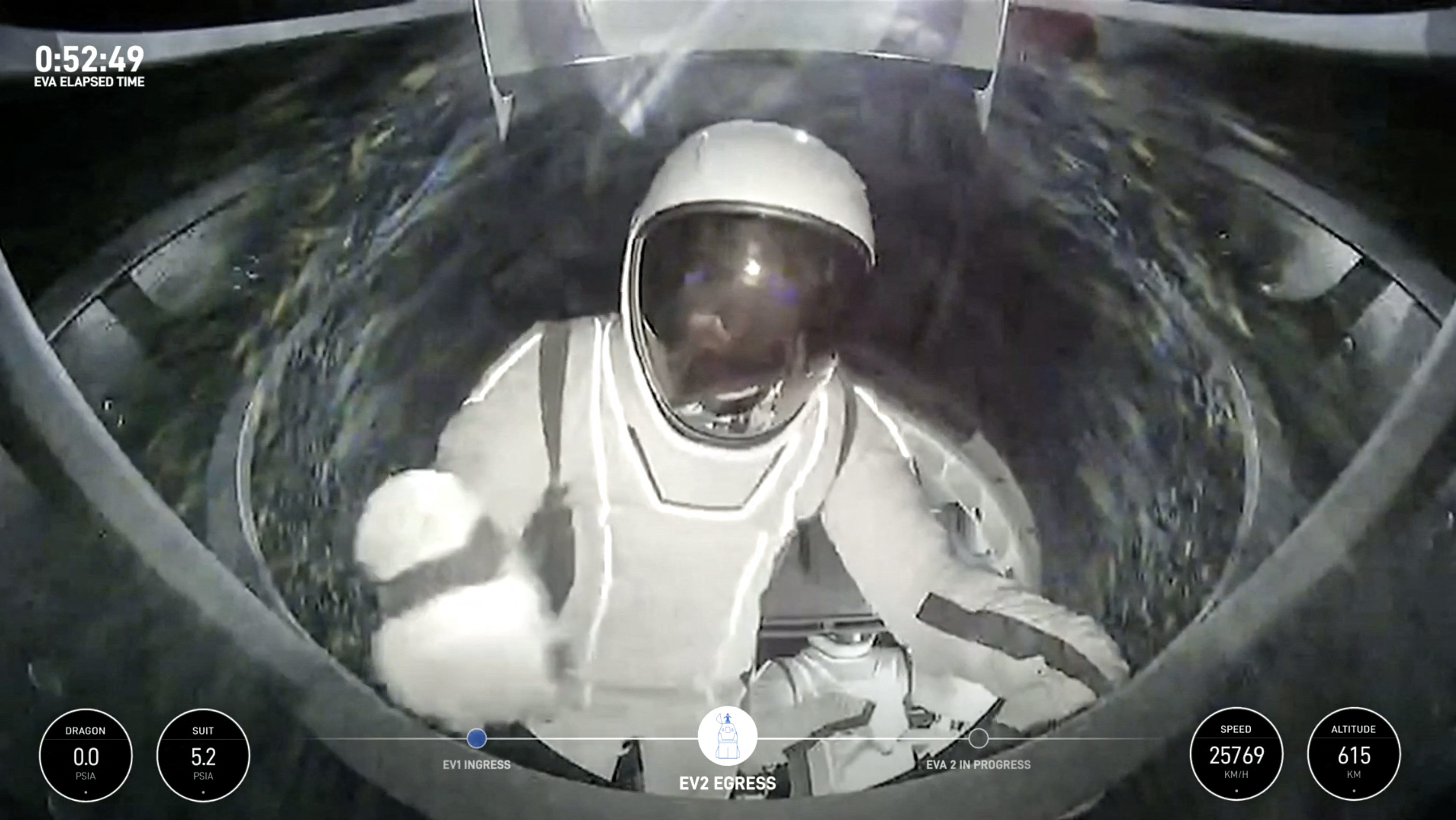 SpaceX Polaris Down: Los astronautas de Elon Musk dan el primer paseo ...