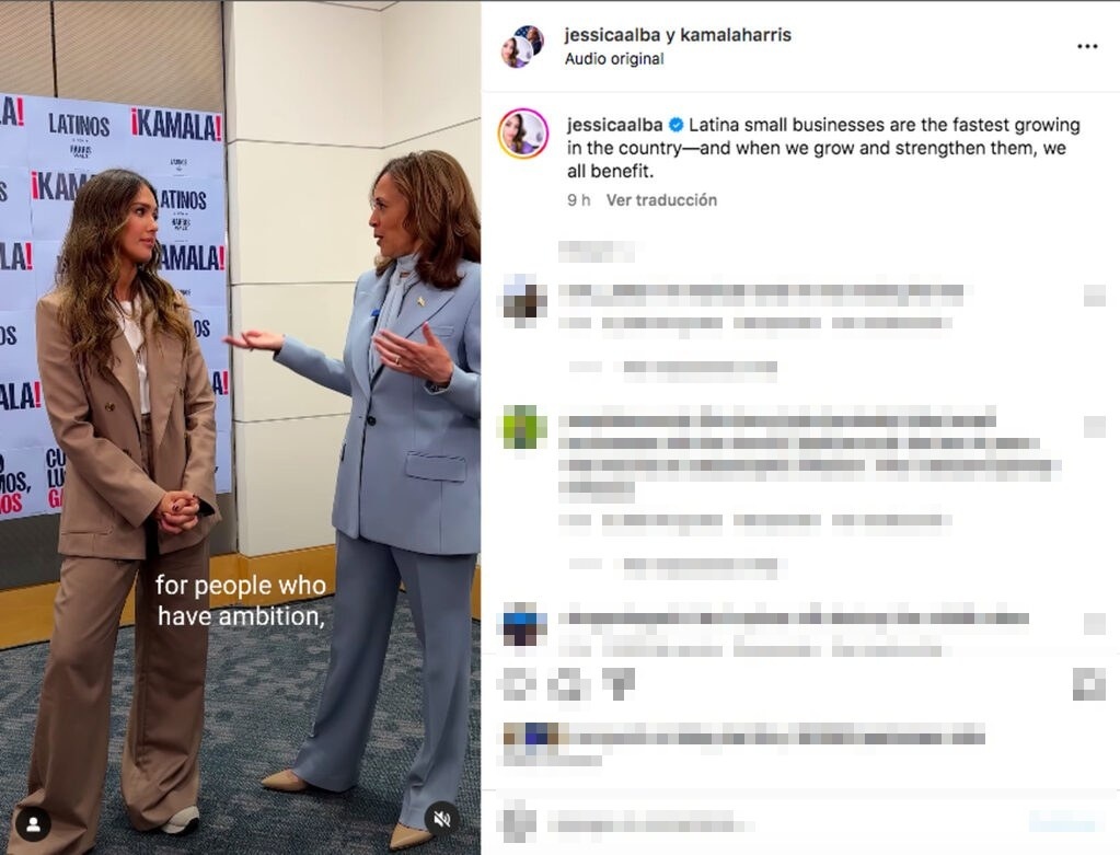 Jessica Alba votará por Kamala Harris - Foto 5 de 20