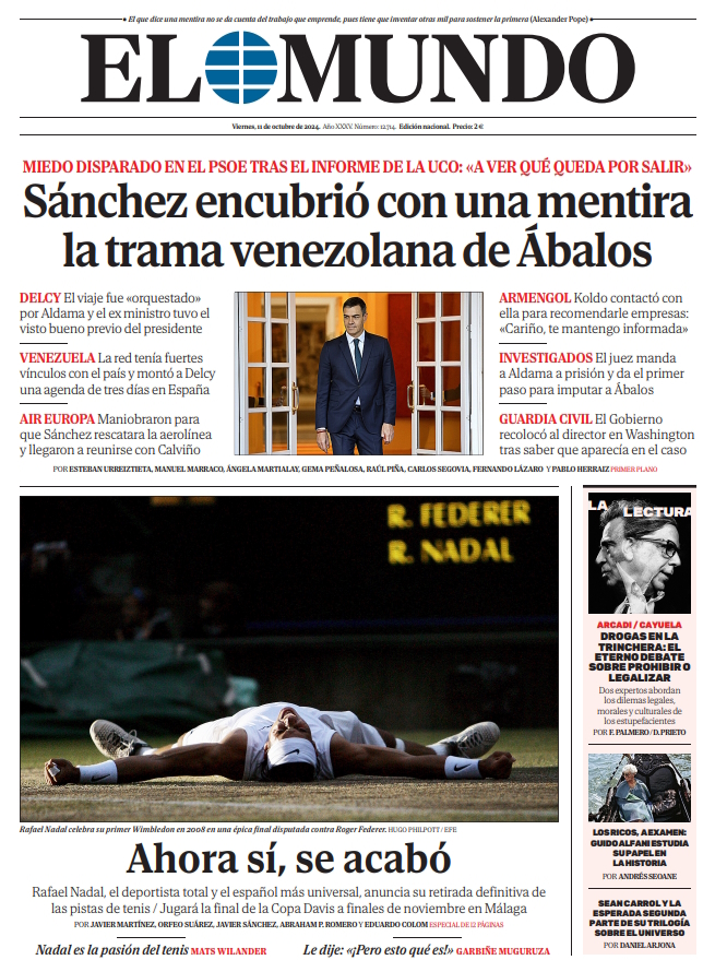 Portada EL MUNDO hoy - Edición impresa | EL MUNDO