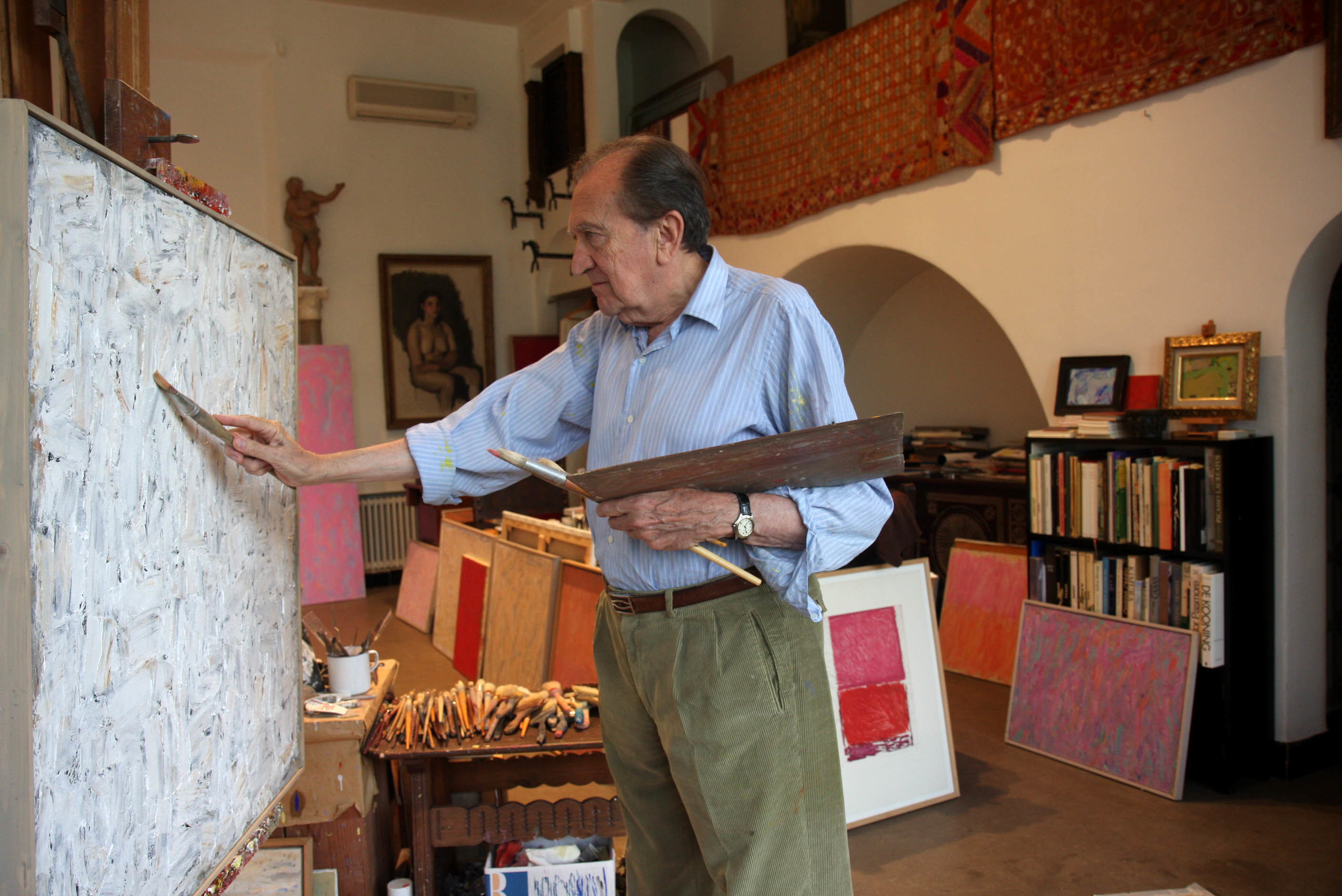 Muere Miguel Rodríguez-Acosta, el pintor granadino que convirtió el ...