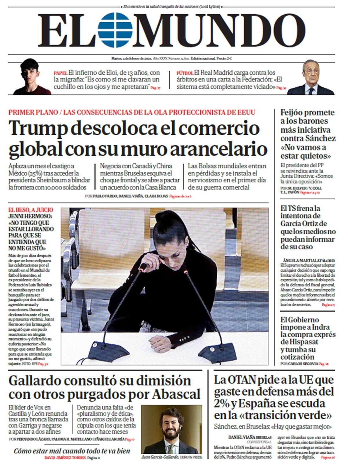 Portada EL MUNDO hoy - Edición impresa | EL MUNDO