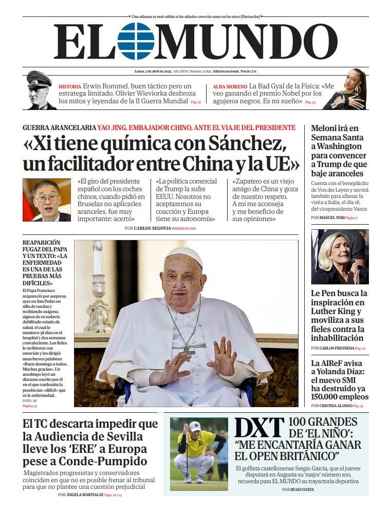 Portada EL MUNDO hoy - Edición impresa | EL MUNDO