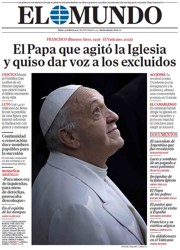 Portada EL MUNDO hoy - Edición impresa | EL MUNDO
