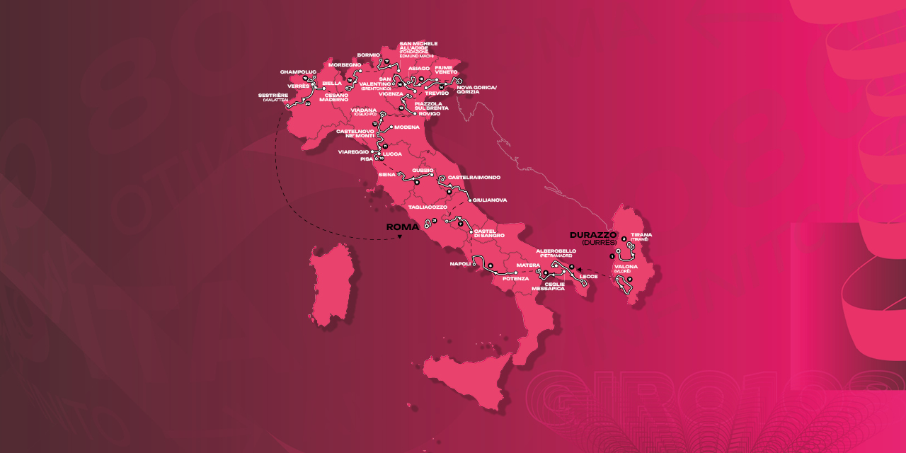 Giro de Italia 2025: etapas, recorrido y calendario | Descubre