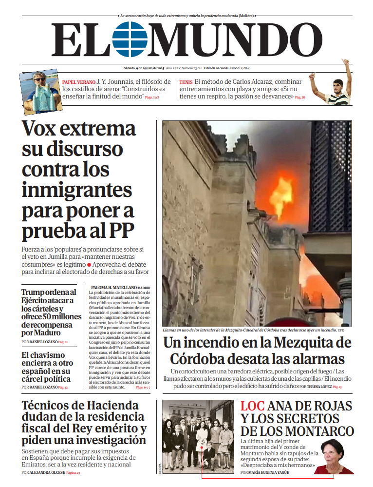 Portada EL MUNDO hoy - Edición impresa | EL MUNDO